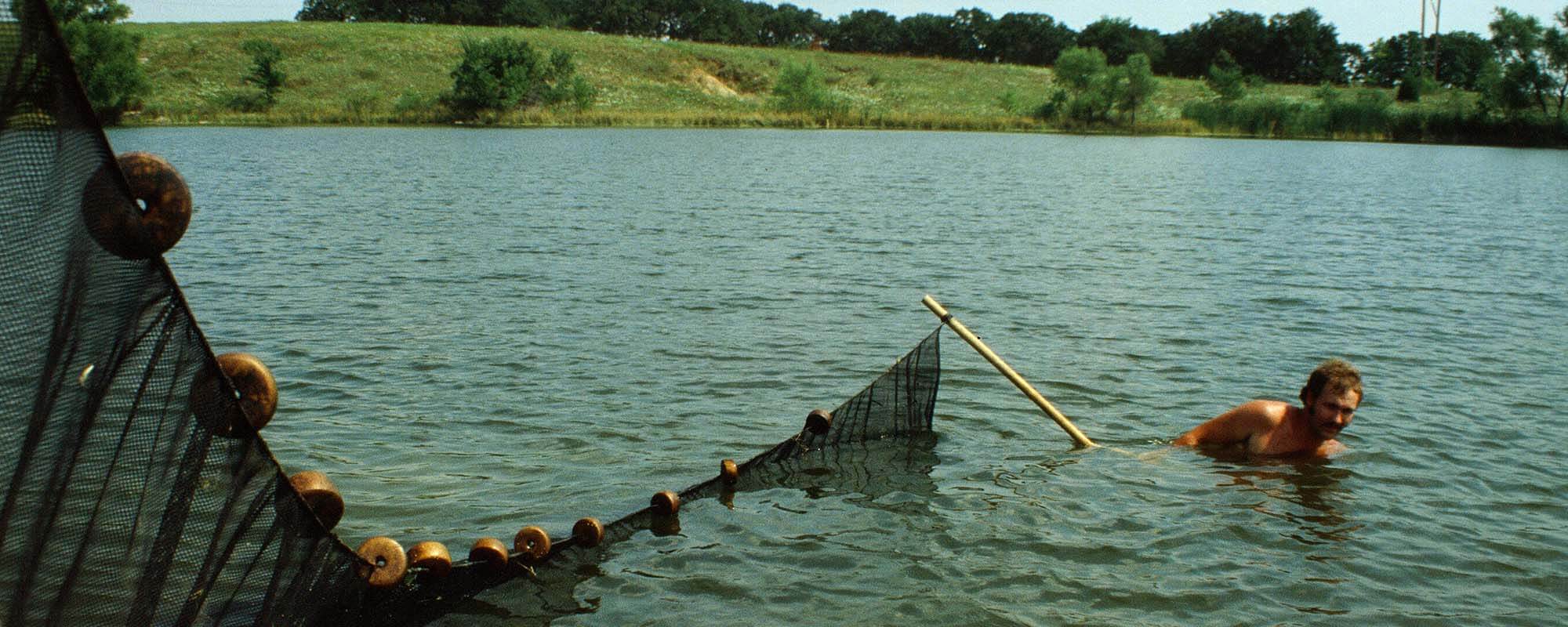 Seine Sampling a Pond – Noble Research Institute